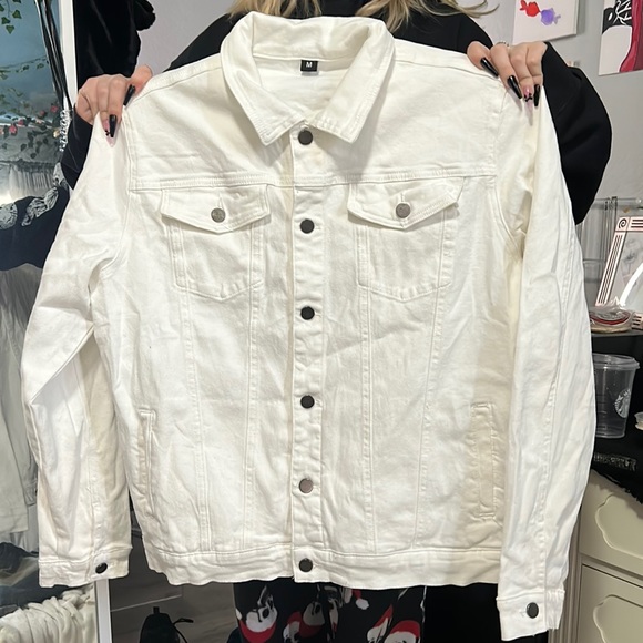 Jackets & Coats | White Jean Jacket | Poshmark